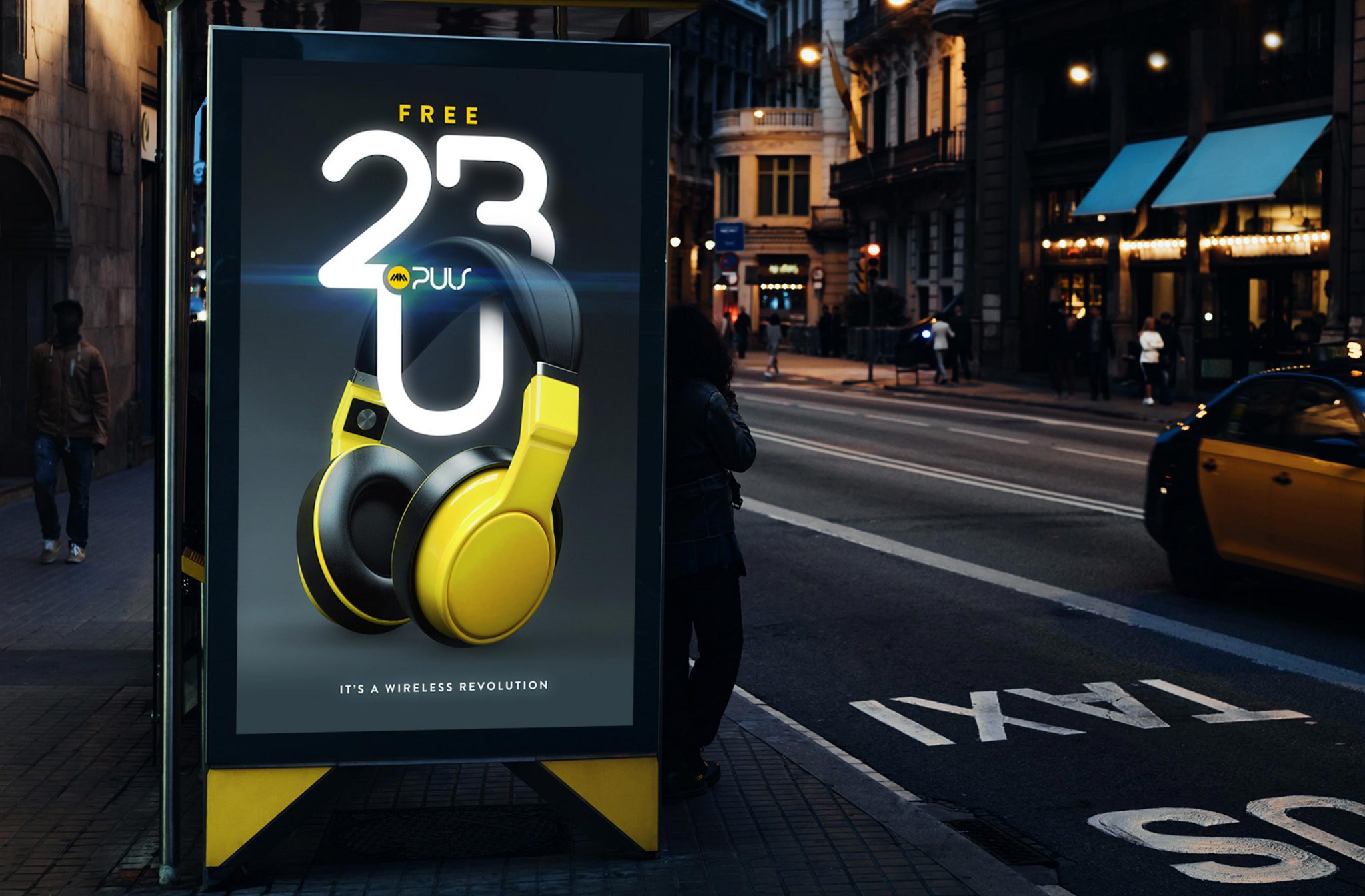 PULS Wireless headphone campaign design | KIELY DESIGN