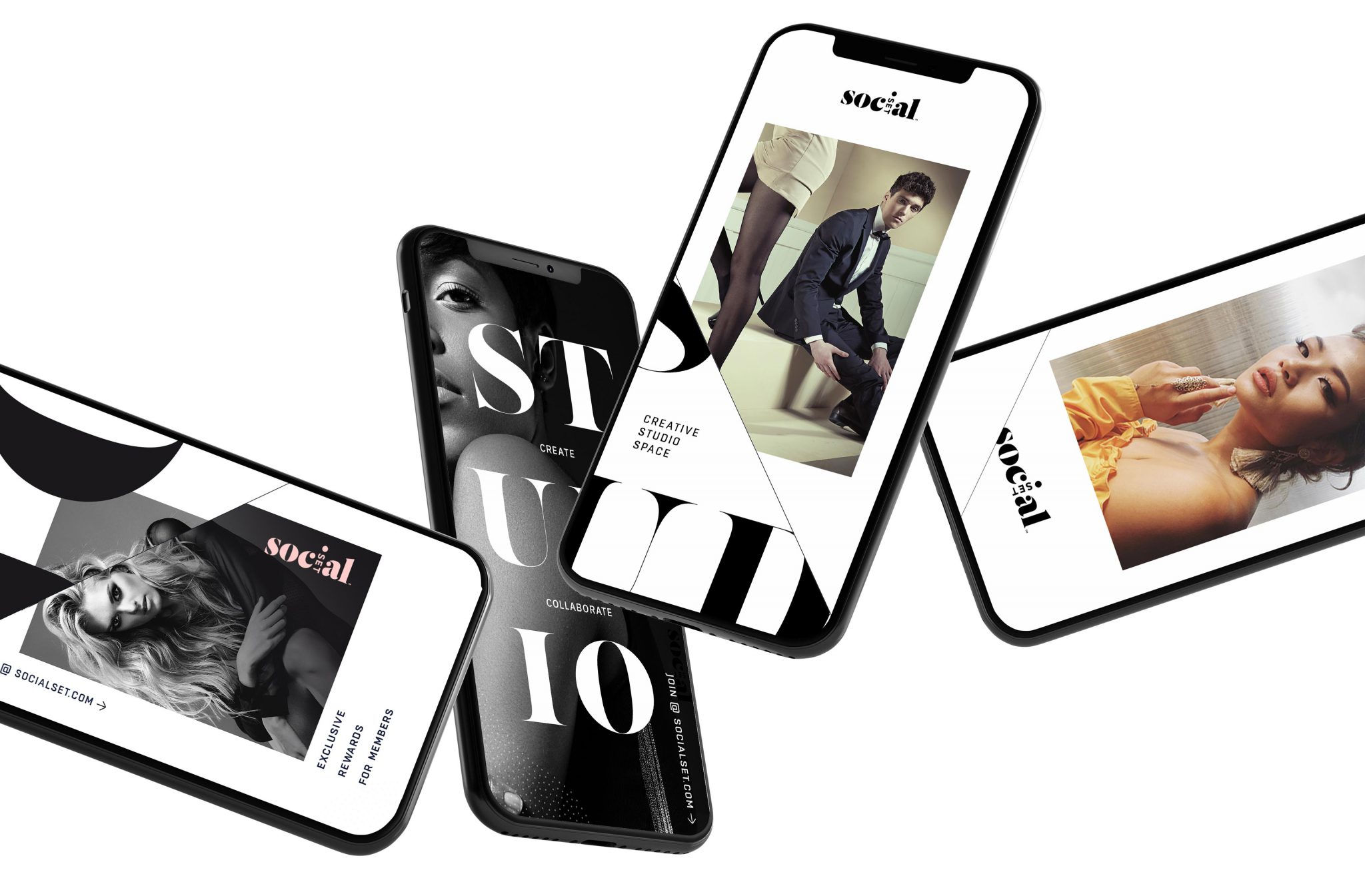 Social Set fashion social media campaign | KIELY DESIGN