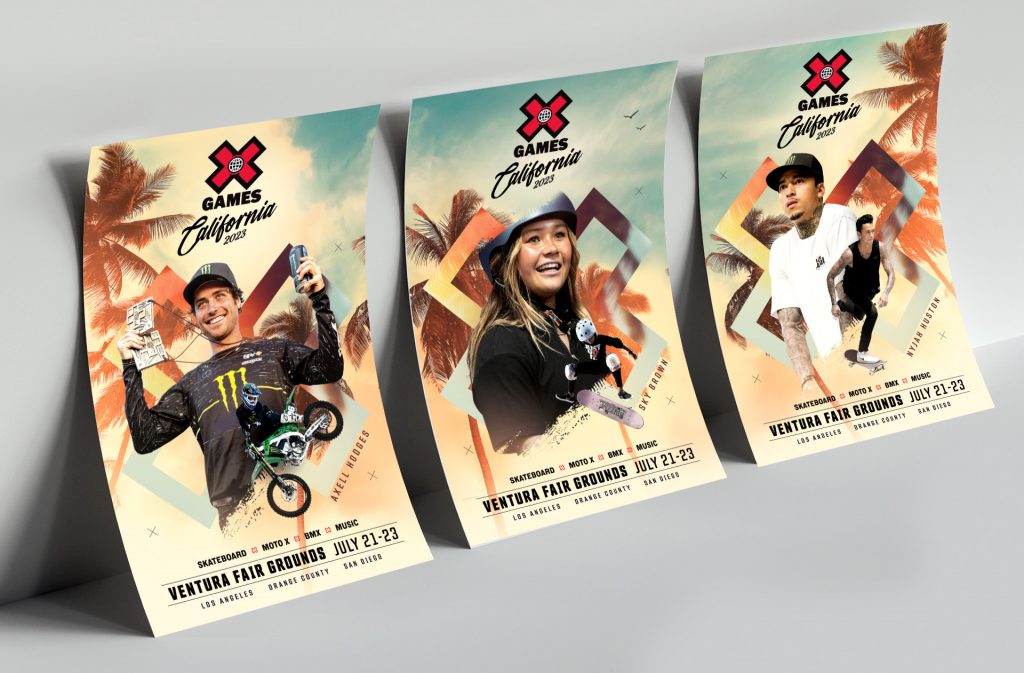 XGames Winter + Summer Ad Campaigns | KIELY DESIGN
