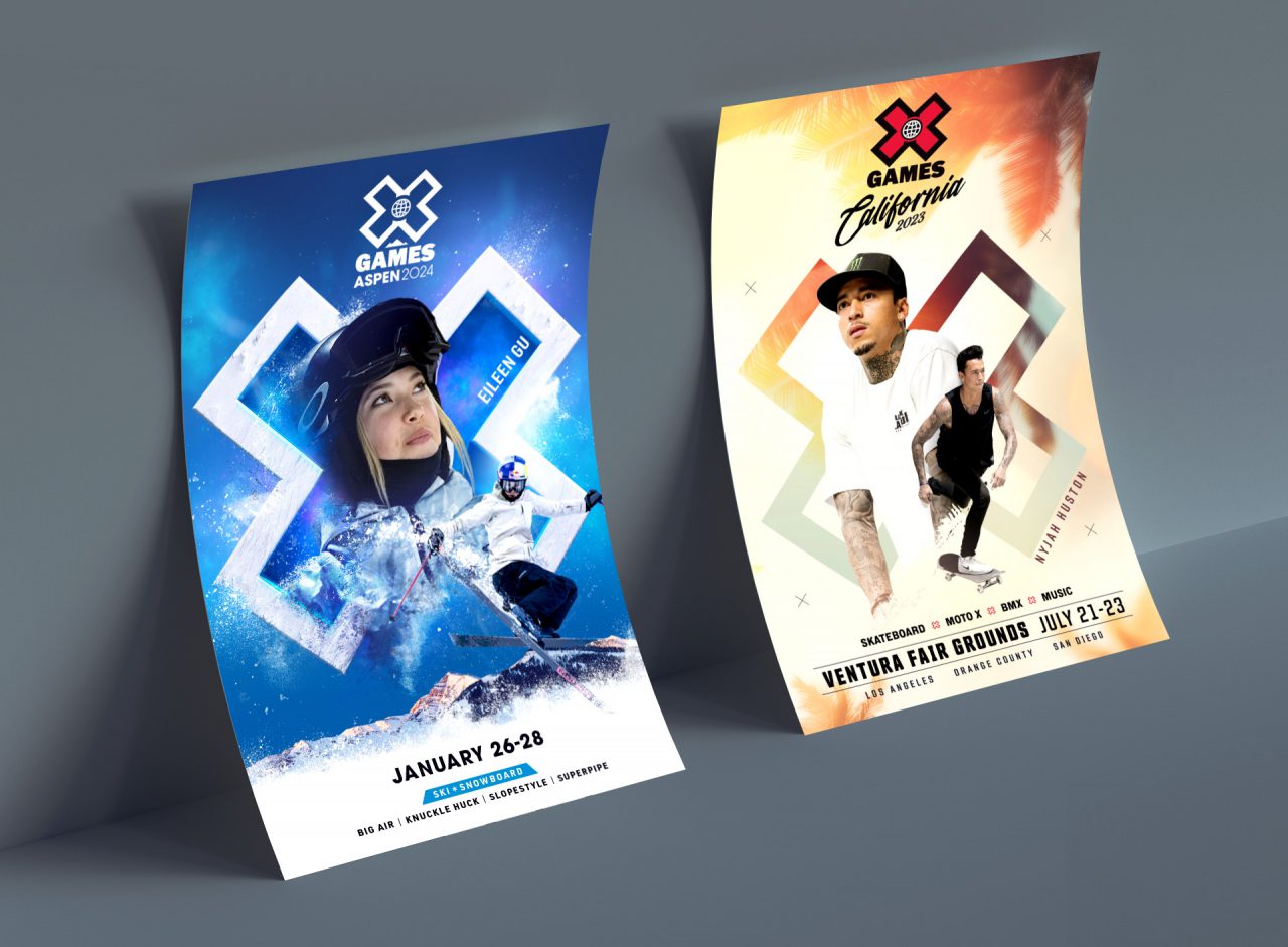 XGames Winter + Summer Ad Campaigns | KIELY DESIGN